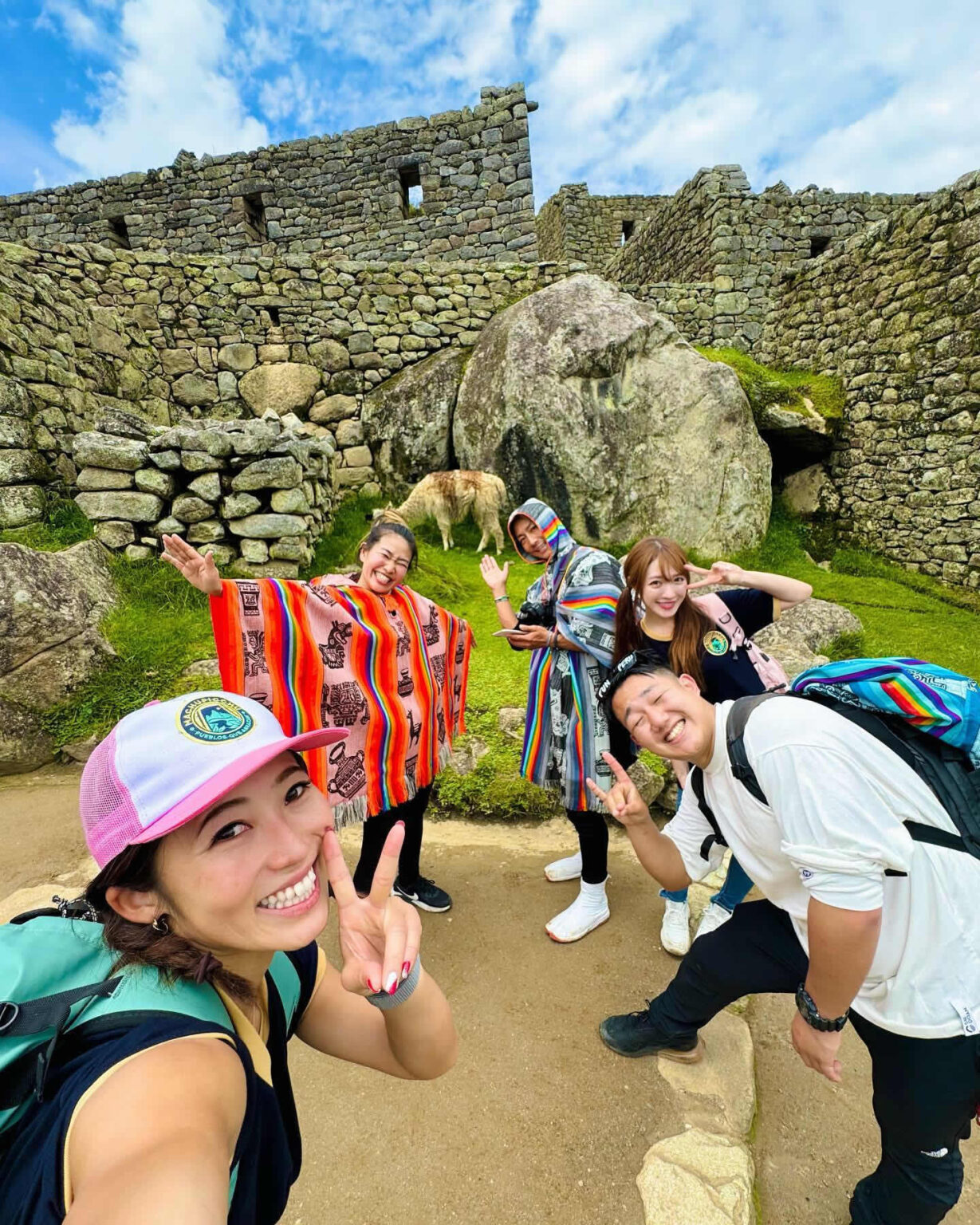 Japanese Guide in Machu Picchu